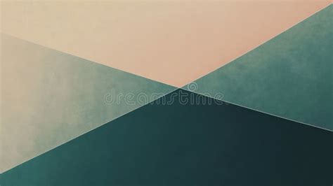 Abstract Geometric Shapes In Soft Colors Creating A Calming Visual Composition Stock