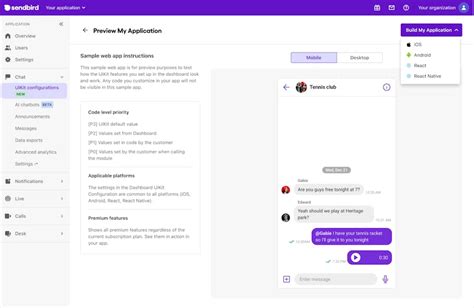 Chat Ui Kits Pre Built Ui Components For Chat Sdks Sendbird