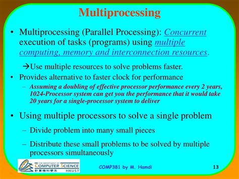 ppt multiprocessors parallel computing powerpoint presentation