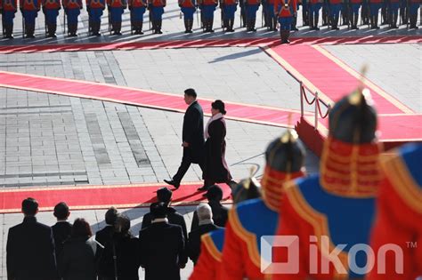 ФОТО ХБНГУ ын Ерөнхийлөгч Ф В Штайнмайэр болон түүний гэргийг төв талбайд албан ёсоор угтлаа