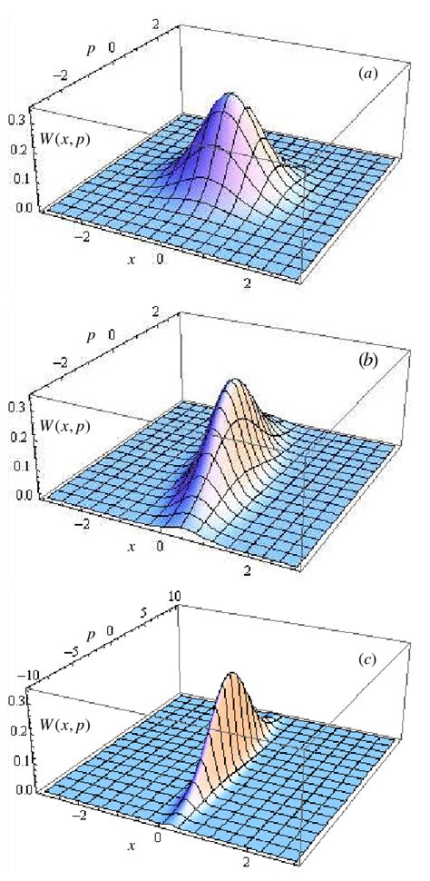 Color Online Wigner Function Of The Squeezed State For The Ck