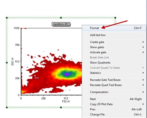 Formatting Plots Using The Pop Up Menu