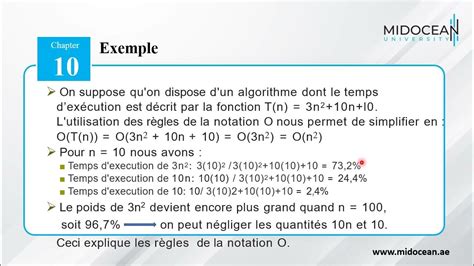 structure de données et algorithmes le cours 10 complexité et