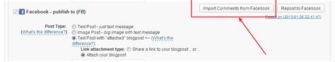 auto import comments from facebook and replies from twitter as