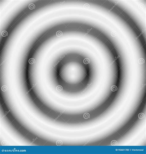 Circular Pattern With Concentric Circles Faded Overlapping Circle Shapes Abstract Ripple