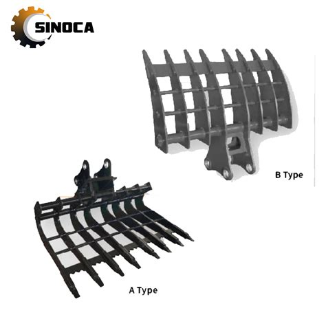Excavator Rake