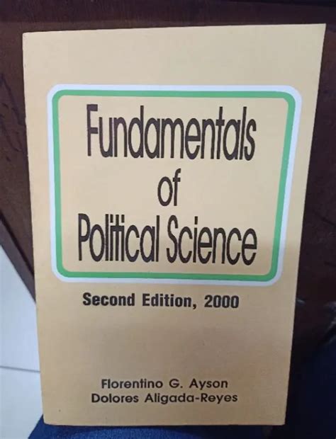 Fundamentals Of Political Science Lazada Ph