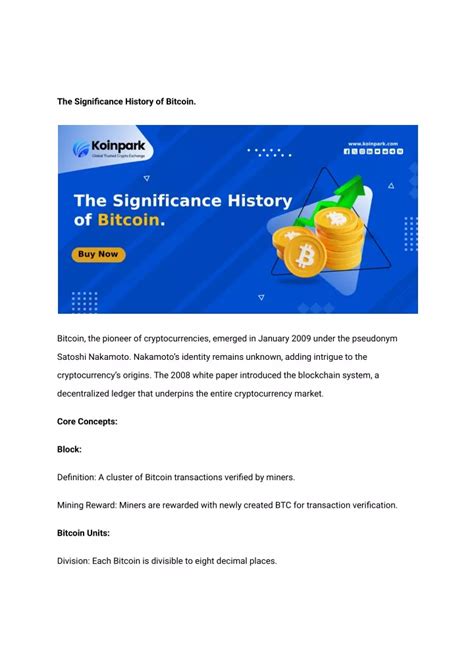 Ppt The Significance History Of Bitcoin Powerpoint Presentation Free