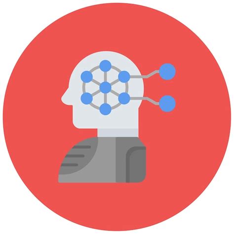 Premium Vector Machine Learning Flat Illustration
