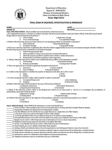 Exam 3is Final Pdf Sampling Statistics Survey Methodology
