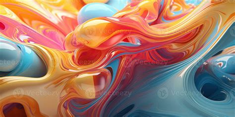 A Mesmerizing Display Of 3 D Extruded Liquid Art Ai Generative