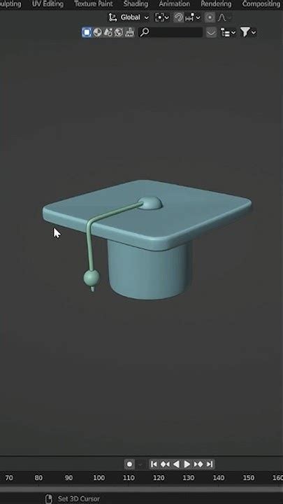Graduation Cap In Blender Youtube