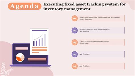 Agenda Executing Fixed Asset Tracking System For Inventory Management Ppt Powerpoint