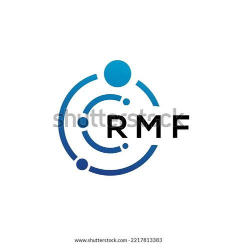 Rmf Letter Technology Logo Design On Stock Vector Royalty Free 2217813383 Shutterstock