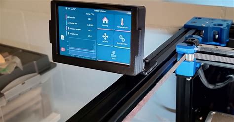 5Inch LCD Display Case Mount By BlueDun Download Free STL Model Printables Com