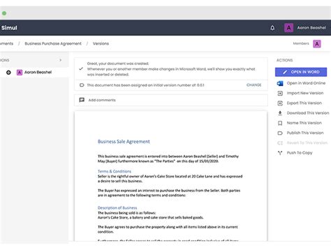 Simul Docsversion Control For Microsoft Word