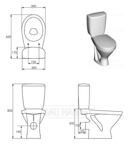 Унитаз-компакт Cersanit TRENTO TR011 с сиденьем микролифт S-KO-TR011-3/ ...