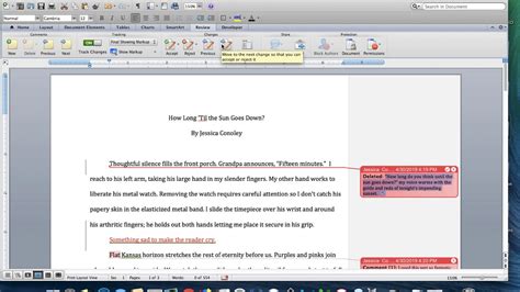 Track Changes Video YouTube