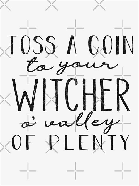 toss a coin to your witcher canvas print by abcmaria redbubble