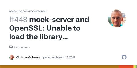 Mock Server And Openssl Unable To Load The Library Nettytcnativewindowsx8664 · Issue 448