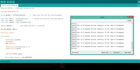 DHT Humidity Temperature Monitor With NodeMCU On ThingSpeak