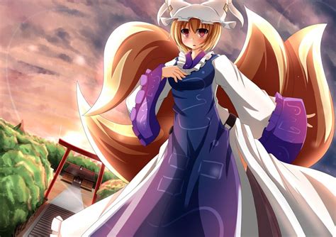 Yakumo Ran Touhou Drawn By Liya Danbooru