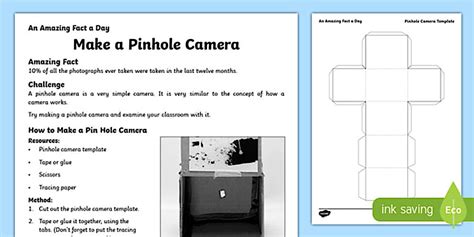 Pinhole Camera Materials Pack Lehrer Gemacht Twinkl