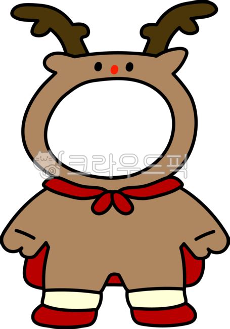 합성도안 합성 얼굴합성 루돌프 만화 사진 이미지 일러스트 캘리그라피 Lhn0701작가