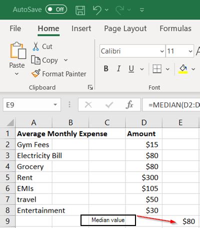 How To Calculate Median In Excel