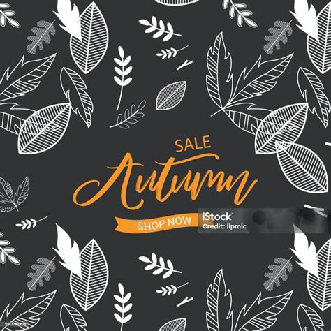 디자인 포스터 카드 초대장 현수막 브로셔 전단지 벡터 템플릿입니다 가 판매 배경을 판매 또는 프로 모션 포스터 및 프레임 전단지 또는 웹 배너를 쇼핑에 대 한 나뭇잎 10