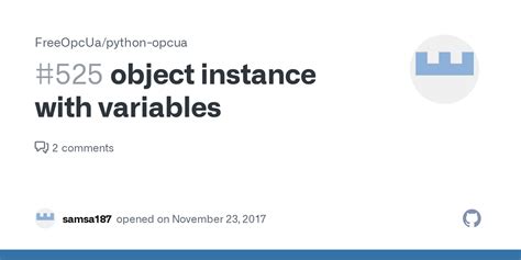 object instance with variables · issue 525 · freeopcua python opcua