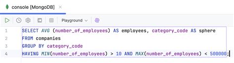 Sql For Mongodb Intellij Idea Documentation
