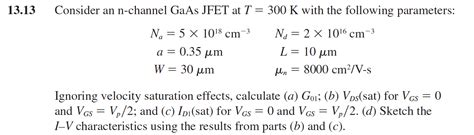 Solved Also Create Computer Plots Of Id Vs Vgs And Id Vs