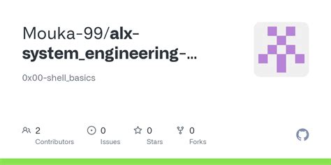 Github Mouka 99alx Systemengineering Devops 0x00 Shellbasics
