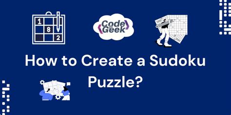Create A Sudoku Puzzle Game With HTML CSS And JavaScript CodeForGeek