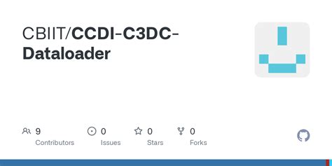 Github Cbiitccdi C3dc Dataloader