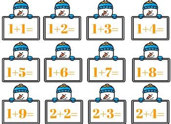 Coding Bee Bot Snowman Addition 0 10 By The Speachers TpT