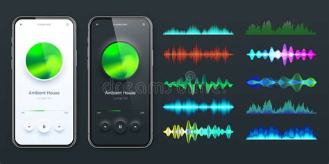 online audio player user interface smartphone app ui design music
