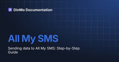All My Sms Dinmo Documentation