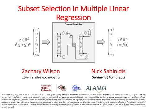 Ppt Subset Selection In Multiple Linear Regression Powerpoint