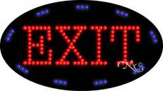 Exit LED Sign Flashing Design