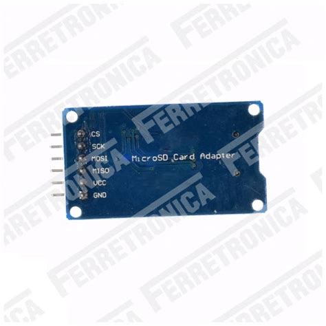 modulo micro sd tf lectura y escritura memoria usd spi