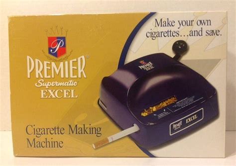 Premier Supermatic Excel Cigarette Maker Rolling Making Tobacco