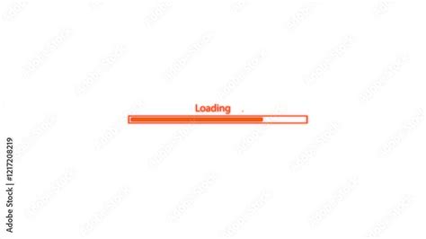 Glitch Loading Bar Animation Of Cyberpunk Style Loading Bar With