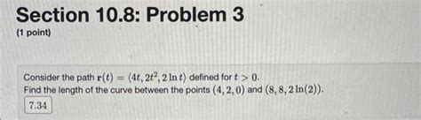 solved section 10 8 problem 3 1 point consider the path