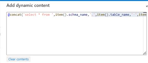 Azure Data Factory Pass Where Clause As A String To Dynamic Query With
