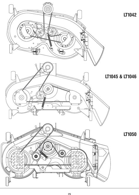 Cub Cadet Ltx 1045 Drive Belt Diagram Guide