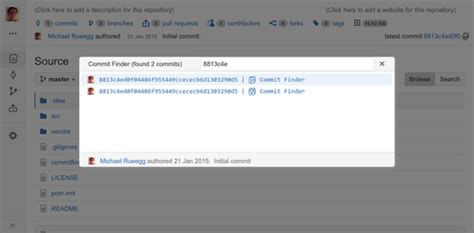 Commit Finder For Bitbucket Server Compre Agora Na Software Com Br
