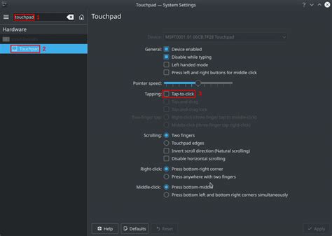 Enabling Touchpad Tap To Click In Kubuntu Gigi Labs