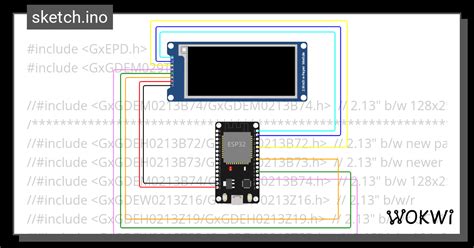 Epaper 213 Text Writing By Atpdnc11 Copy 4 Wokwi Esp32 Stm32 Arduino Simulator